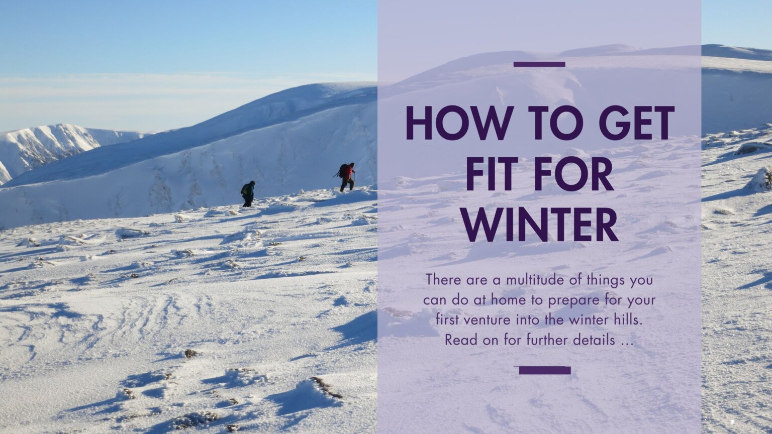 How to get fit for winter